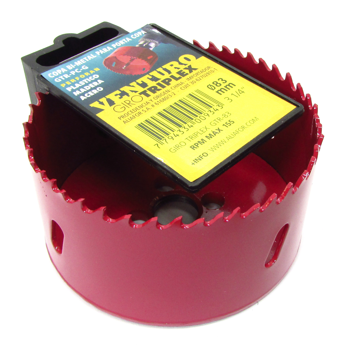 Línea Giro Triplex -GTR – Sierra Copa Diámetros 57 a 152 mm – ALIAFOR S.A