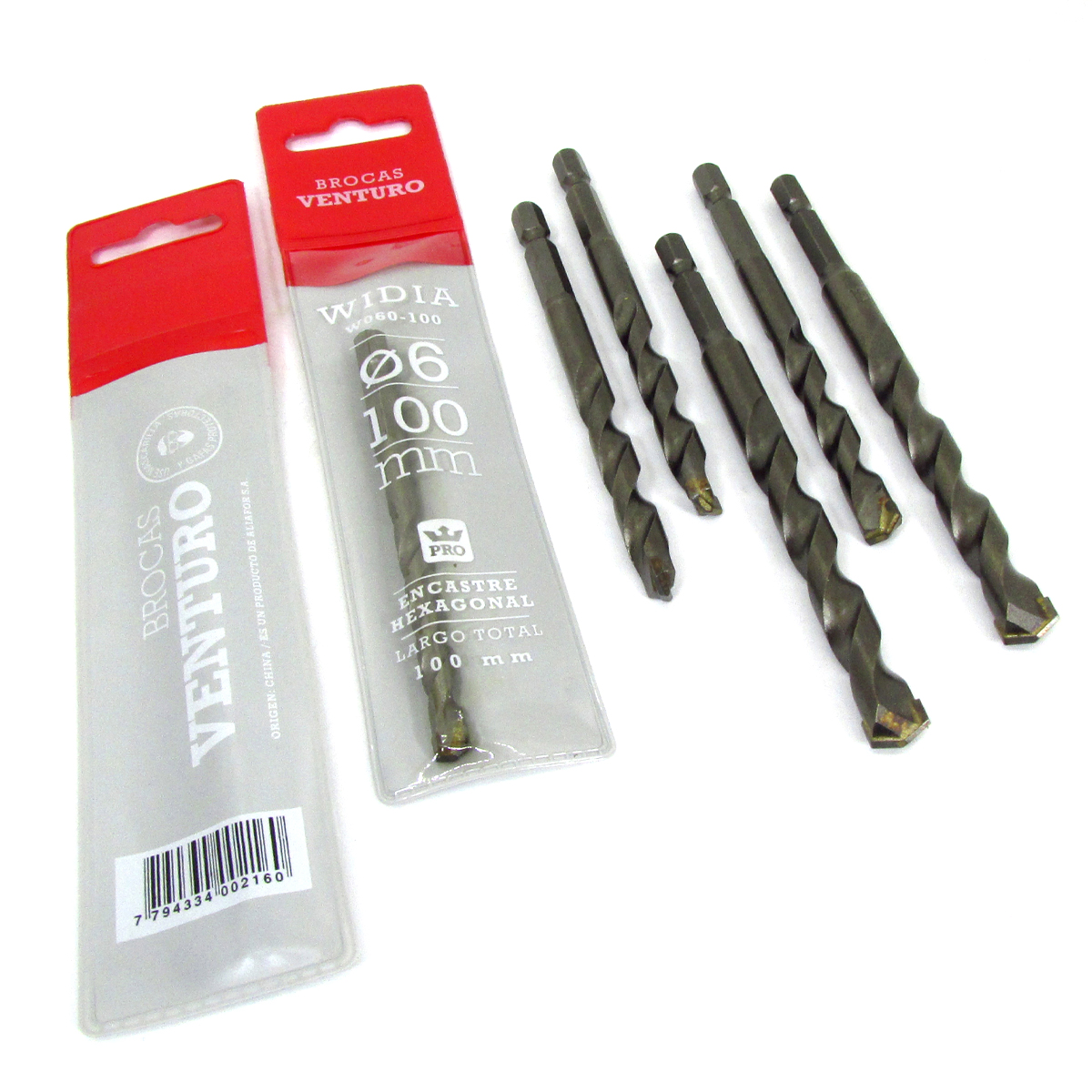 Línea Brocas – Brocas de Widia – Encastre Hexagonal – ALIAFOR S.A